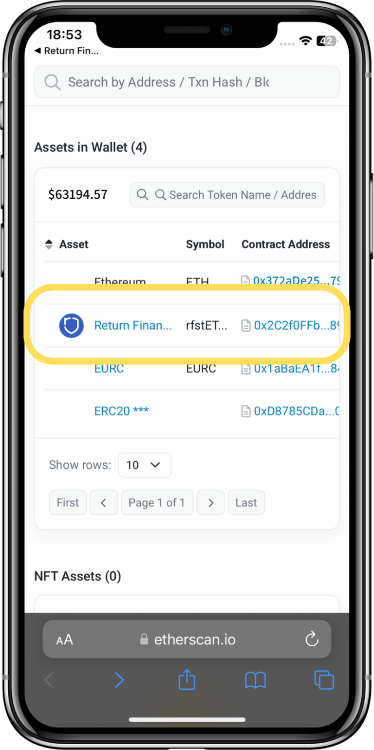 How to Validate Your ETH Staking Rewards On-Chain - Return Finance